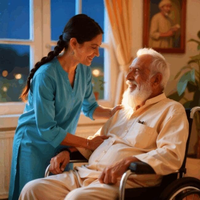 How to Take Care of a Bedridden Elderly at Home - Samarth Elder Care